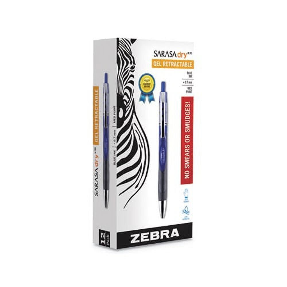 Sarasa Dry Gel X30 Retractable, Rapid Dry, Medium 0.7mm, Non-Refillable ...