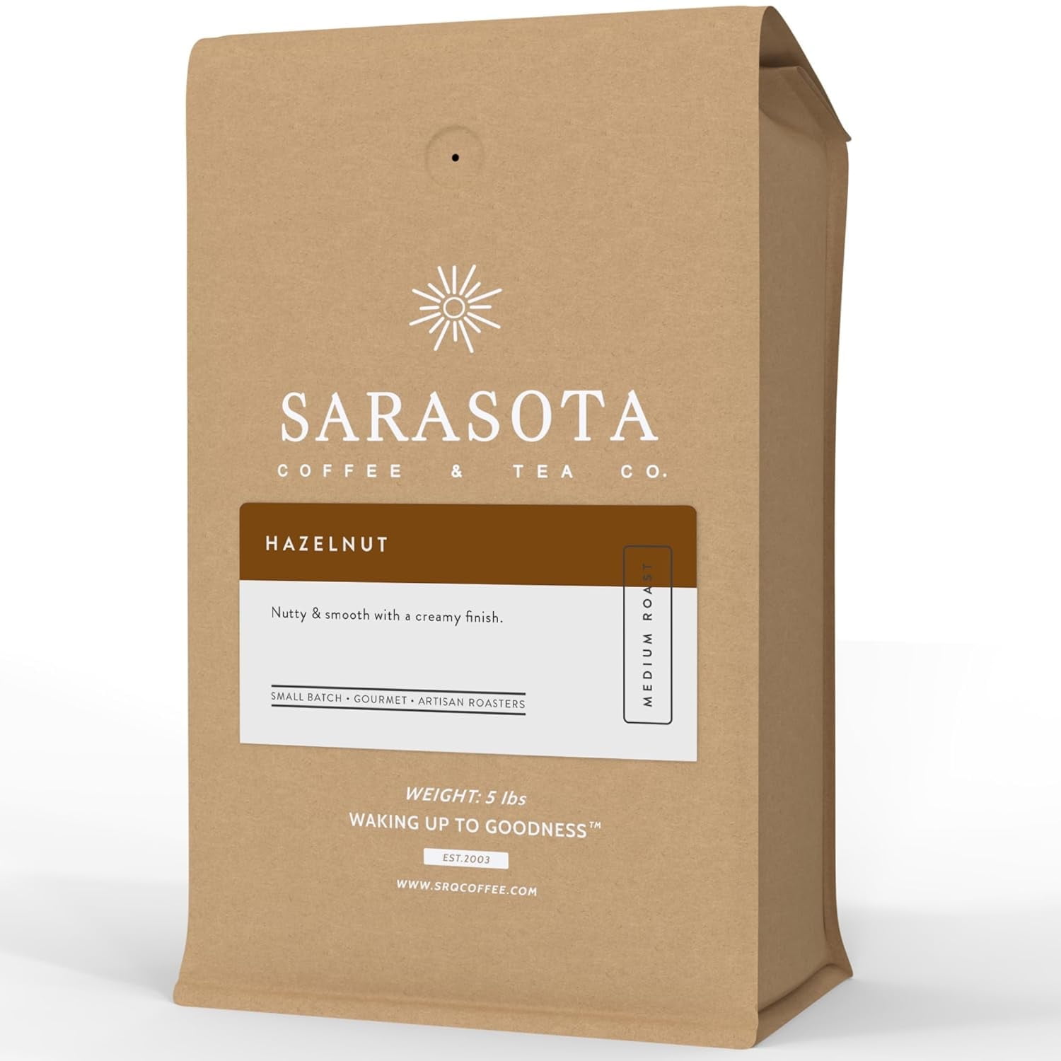 Sarasota Coffee Ground Hazelnut | Medium Roast Gourmet Flavored Coffee ...