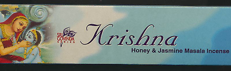 Sarathi Krishna Honey & Jasmine Masala Incense, 15 Stick Box - Walmart.com