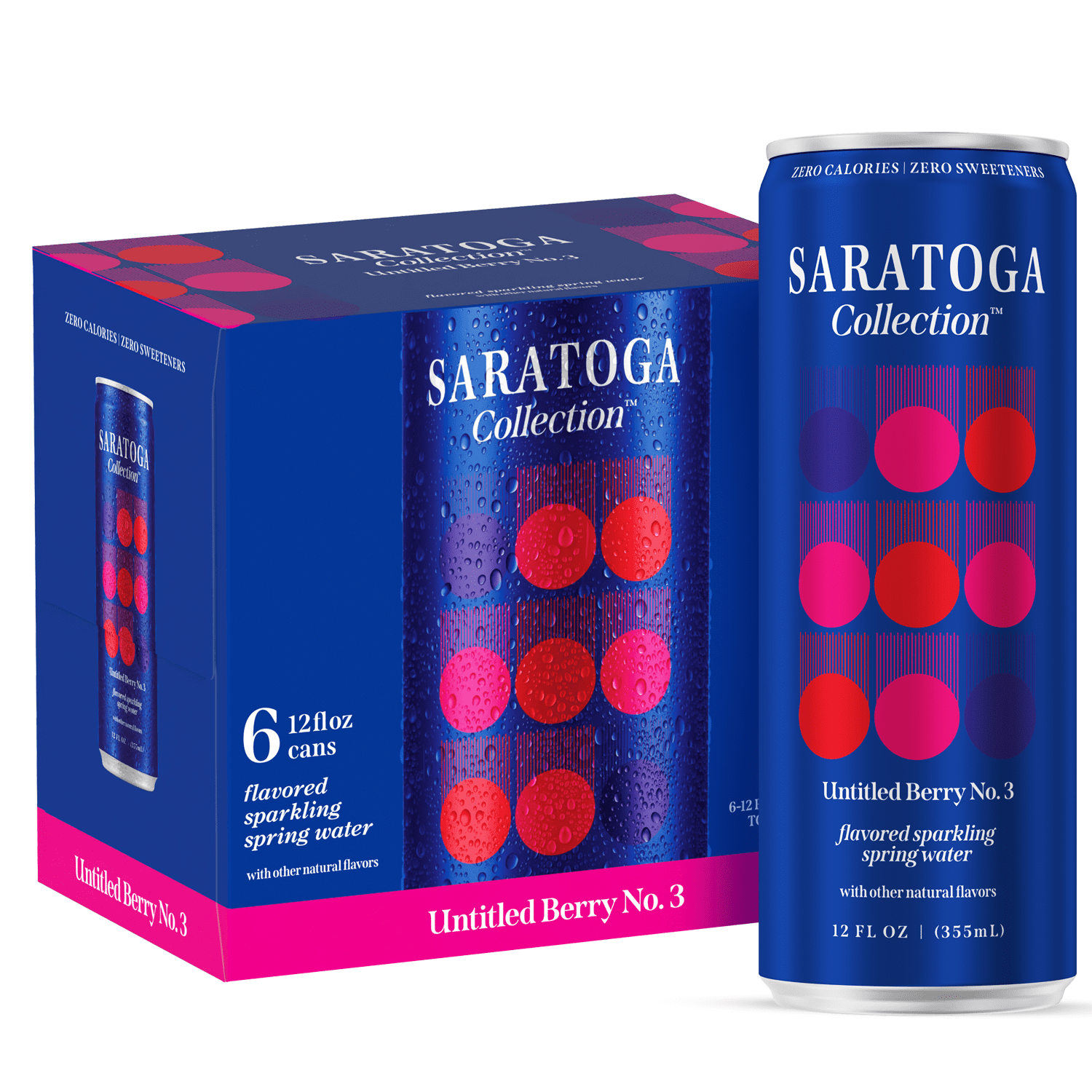 Saratoga Collection, Berry Flavored Sparkling Water, Untitled Berry No ...