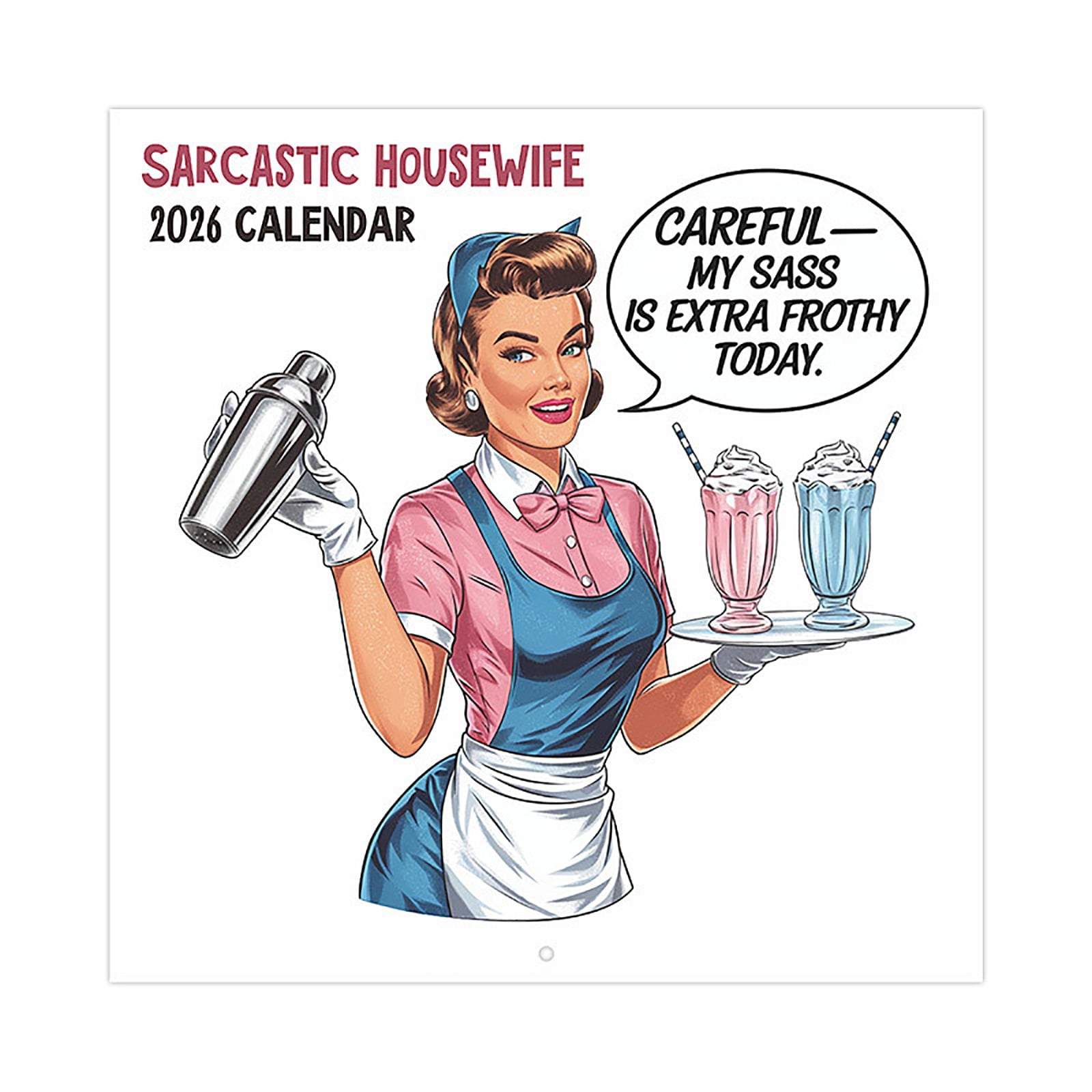 Sarcastic Housewives Wall Calendar - Humorous Monthly Planner with ...
