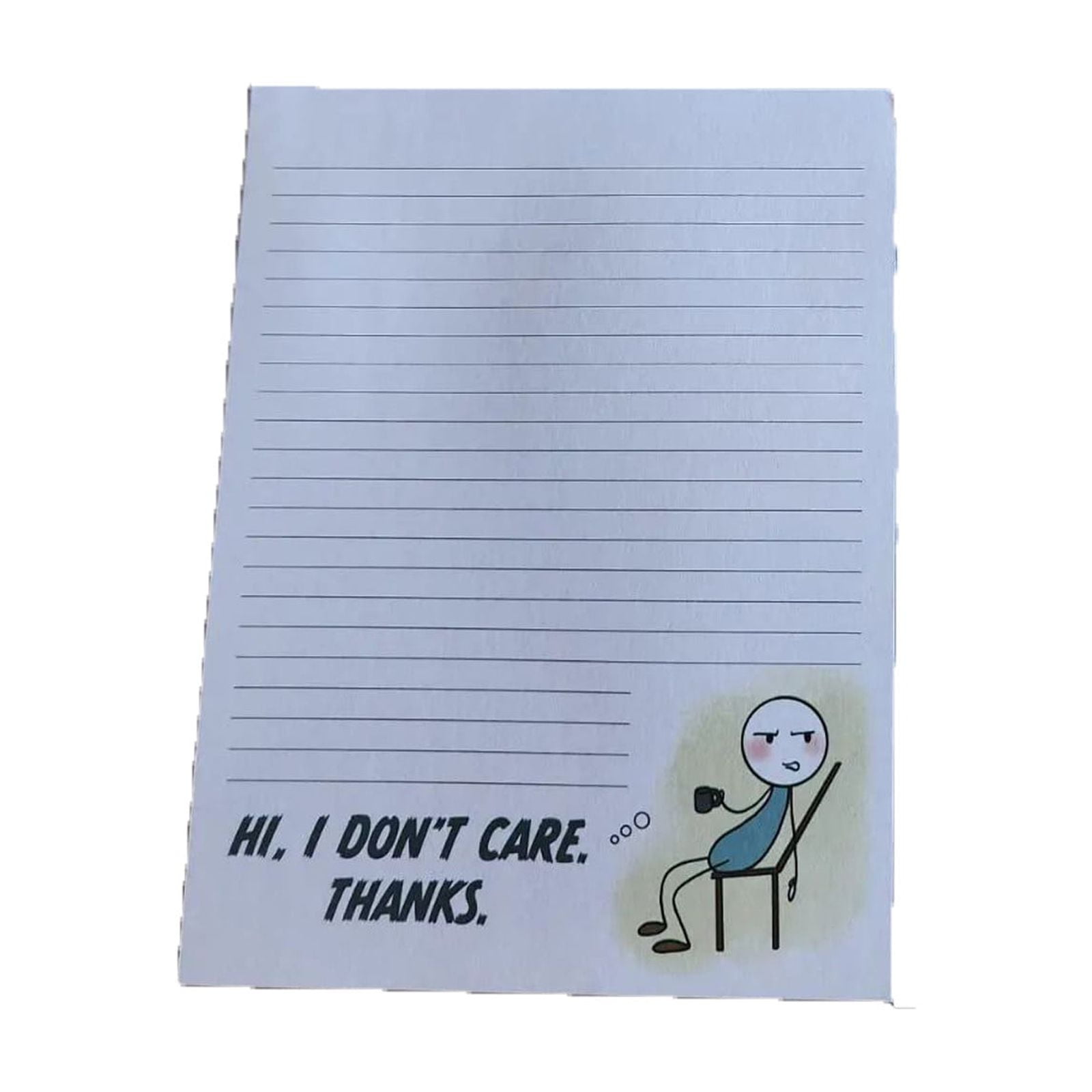 Sarcastic Notepad for Office, 5x8 Lined Notebook with 80 Sheets, Funny ...