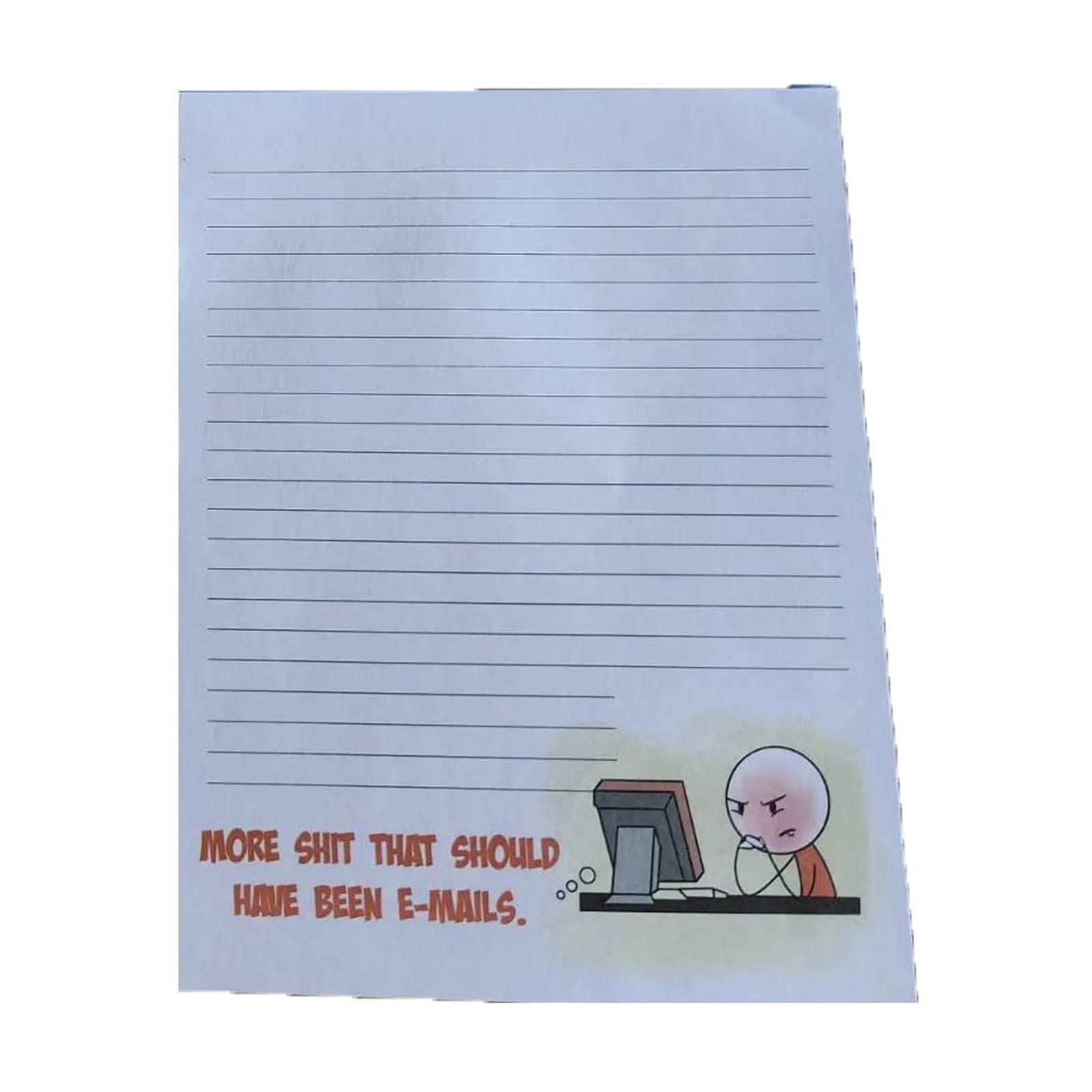 Sarcastic Workstation Notepads, Quirky Desk Accessories, Durable Paper ...