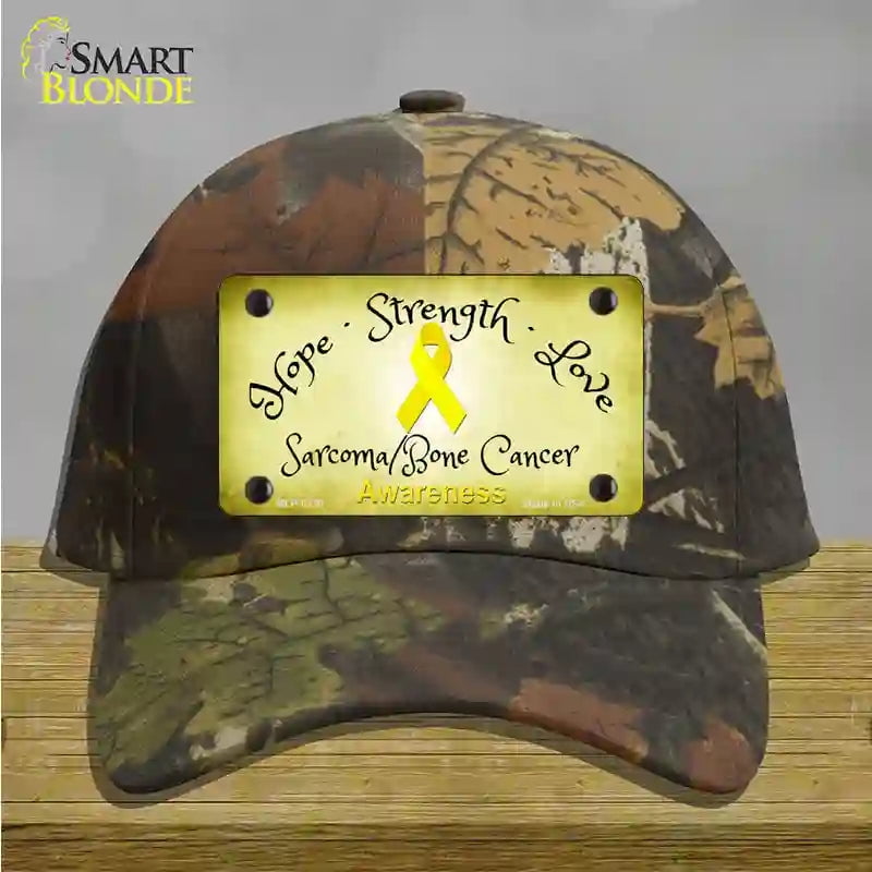 Sarcoma Bone Ribbon Novelty License Plate Hat Cotton Camoflauge ...