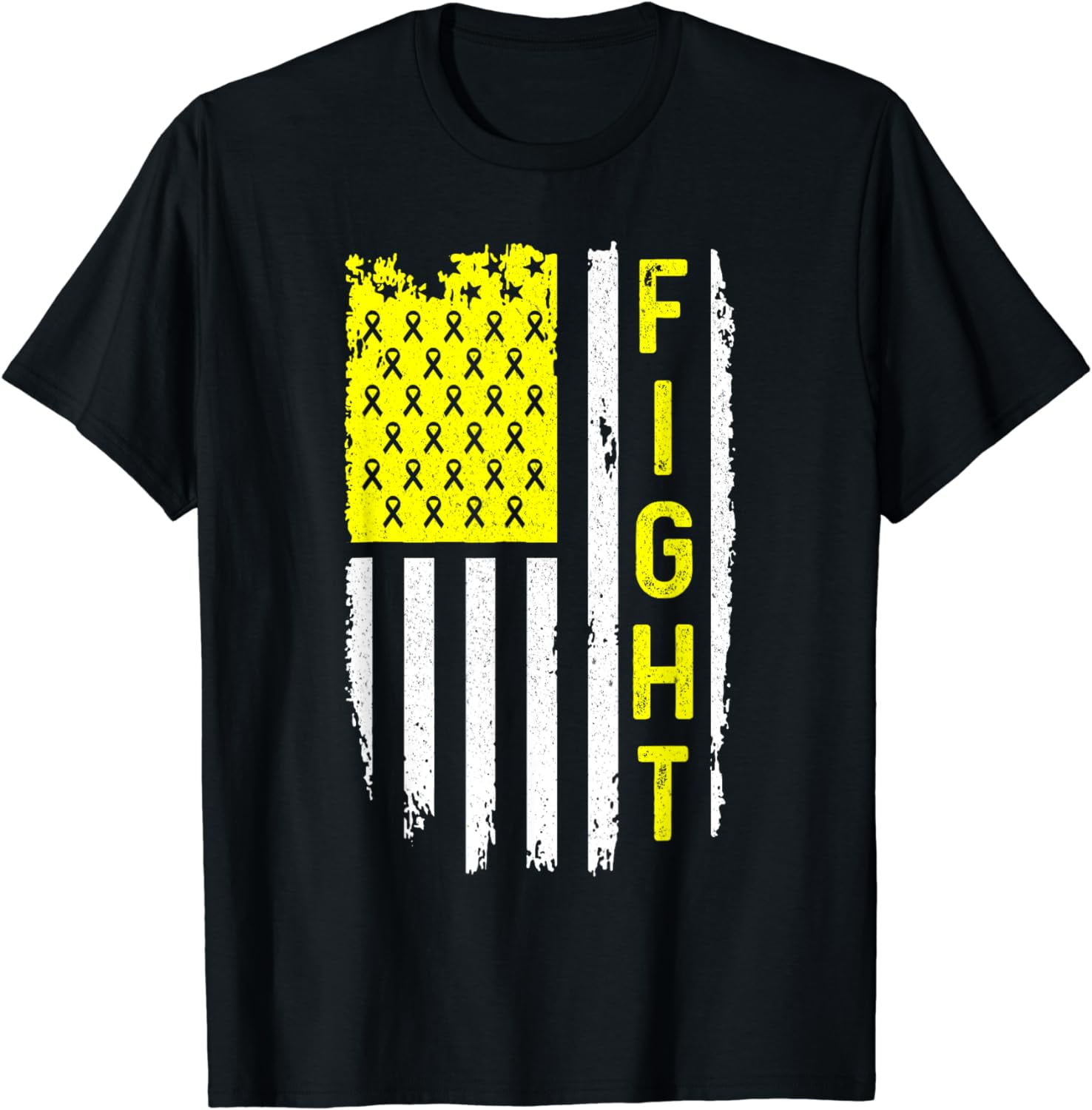 Sarcoma Cancer Awareness American Flag Bone Cancer T-Shirt - Walmart.com