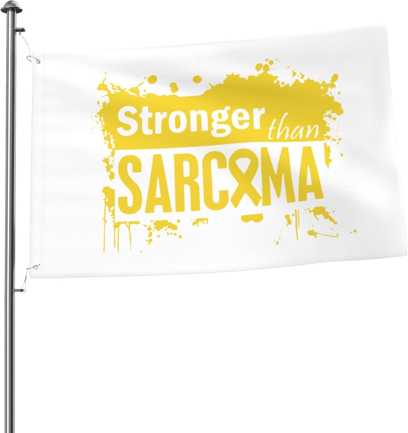 Sarcoma Cancer Awareness Flag 2x3 Ft Outdoor Decoration Banner Yard ...