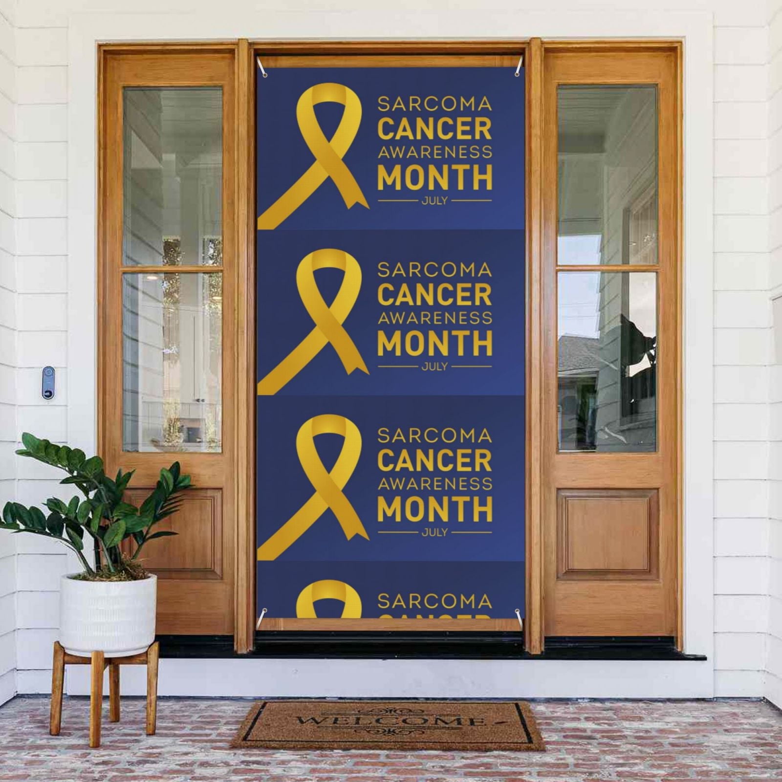 Sarcoma Cancer Awareness Month Door Cover Decoration Backdrop Banner ...