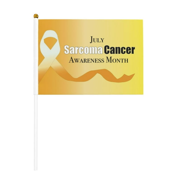 Sarcoma Cancer Awareness Month Flag Small Mini Hand Held Flags Small ...