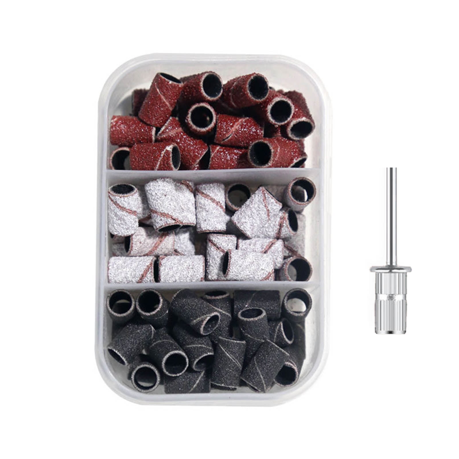 Sardfxul Nail Sanding Bands, Grinder Band Drill Bits, 80#120#180# Grit ...