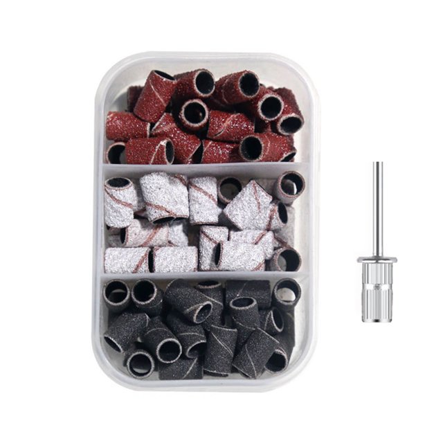 Sardfxul Nail Sanding Bands, Grinder Band Drill Bits, 80#120#180# Grit ...