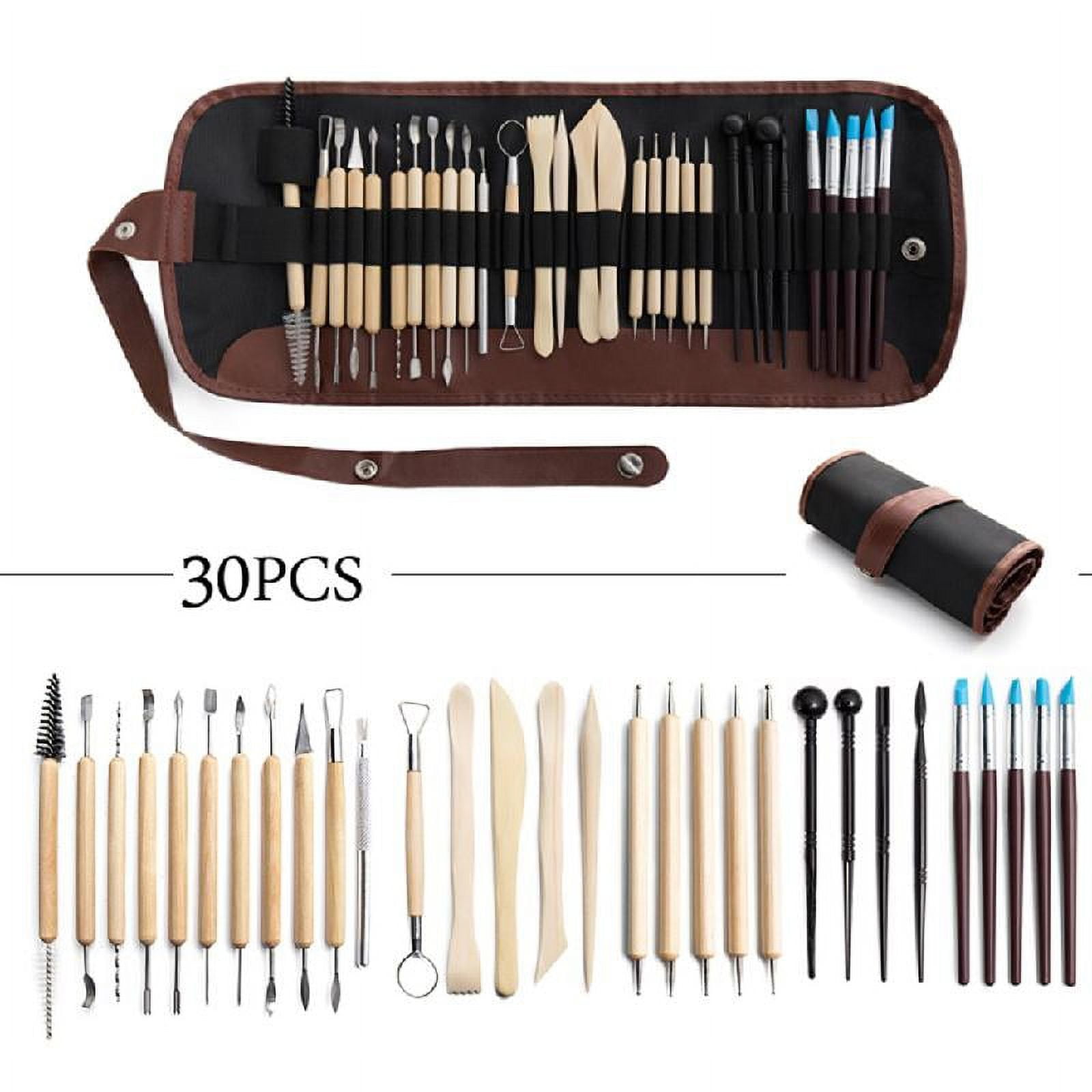 Sardfxul Pottery Tool Set of 30 Beginners Expert Art Crafts Adults ...