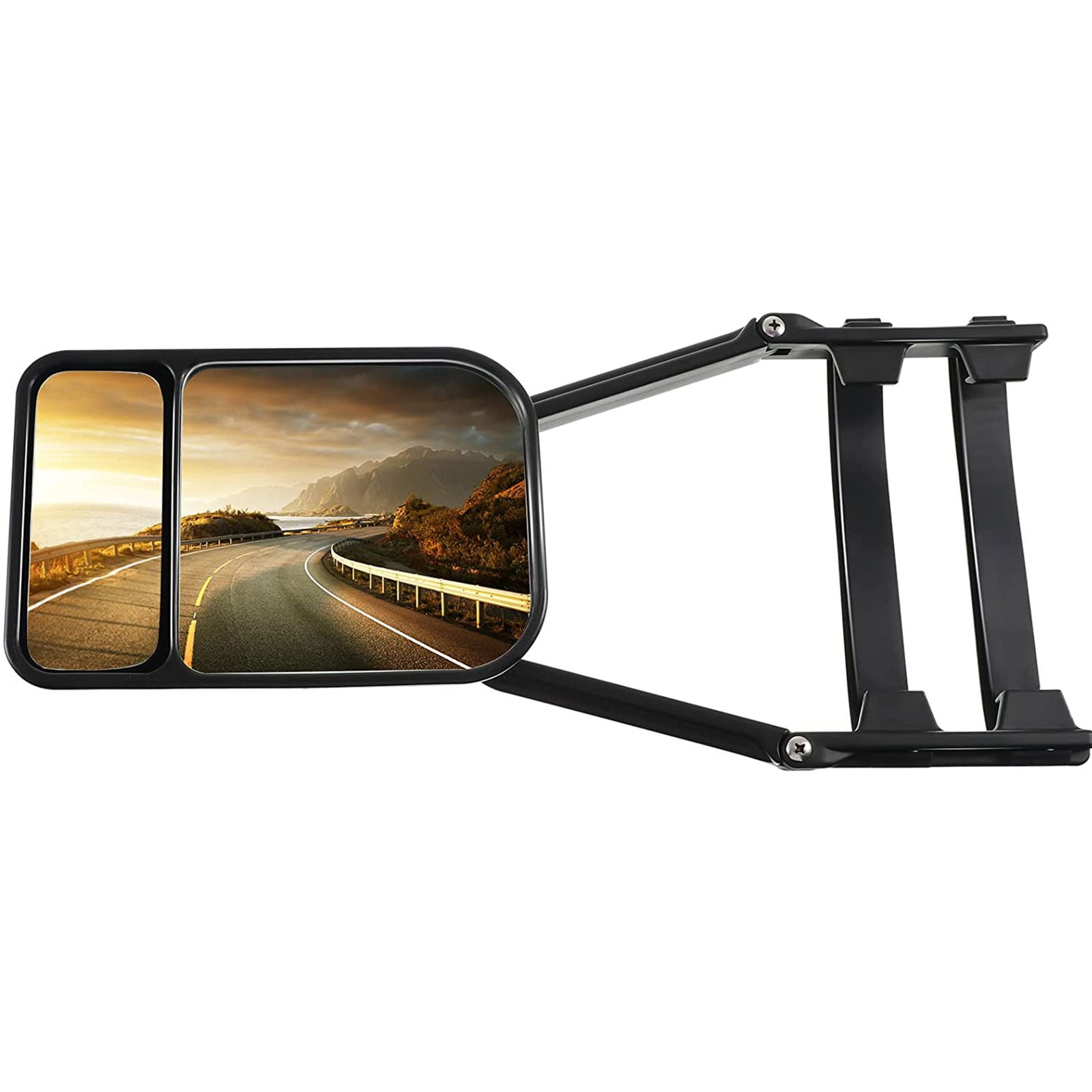 Sardfxul Universal Trailer Towing Dual Mirror Clip-on Side Extension ...