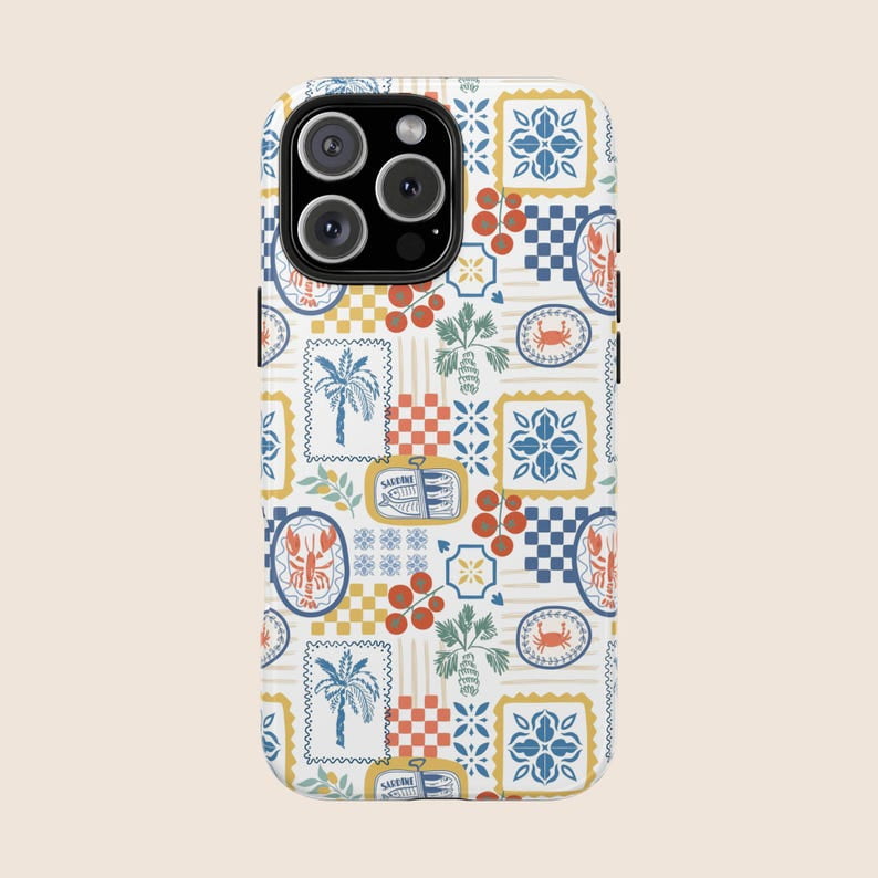 Sardine Fisherman Aesthetic Italian Graphic Phone Case for 11 12 13 14 ...