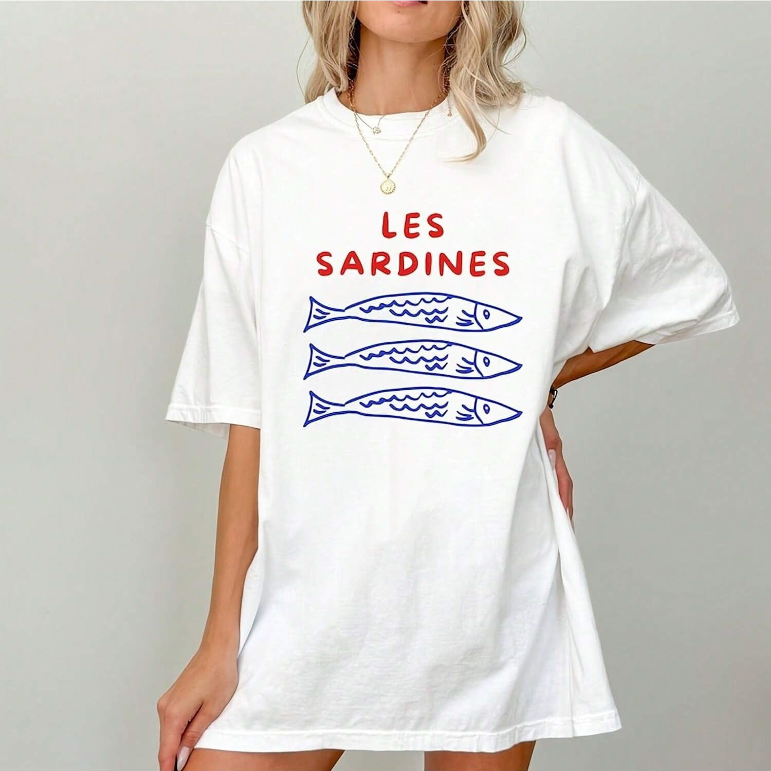 Sardines Graphic , Tinned FiS1H S1Hirt, Anchovies , Downtown Gi ...