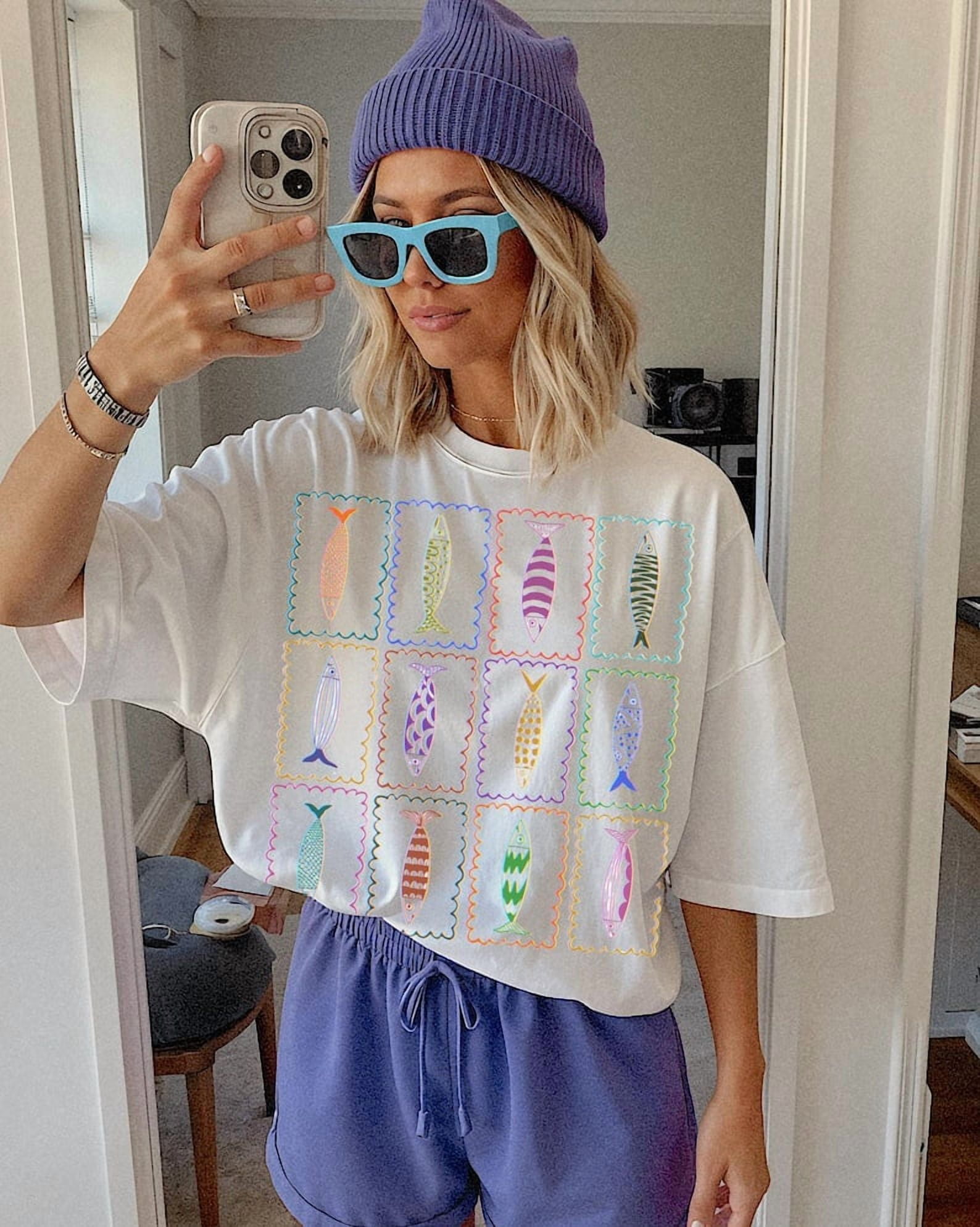 Sardines Tin Fish 90s Shirt Tomato Girl Tee Ocean Trendy Graphic Tshirt ...