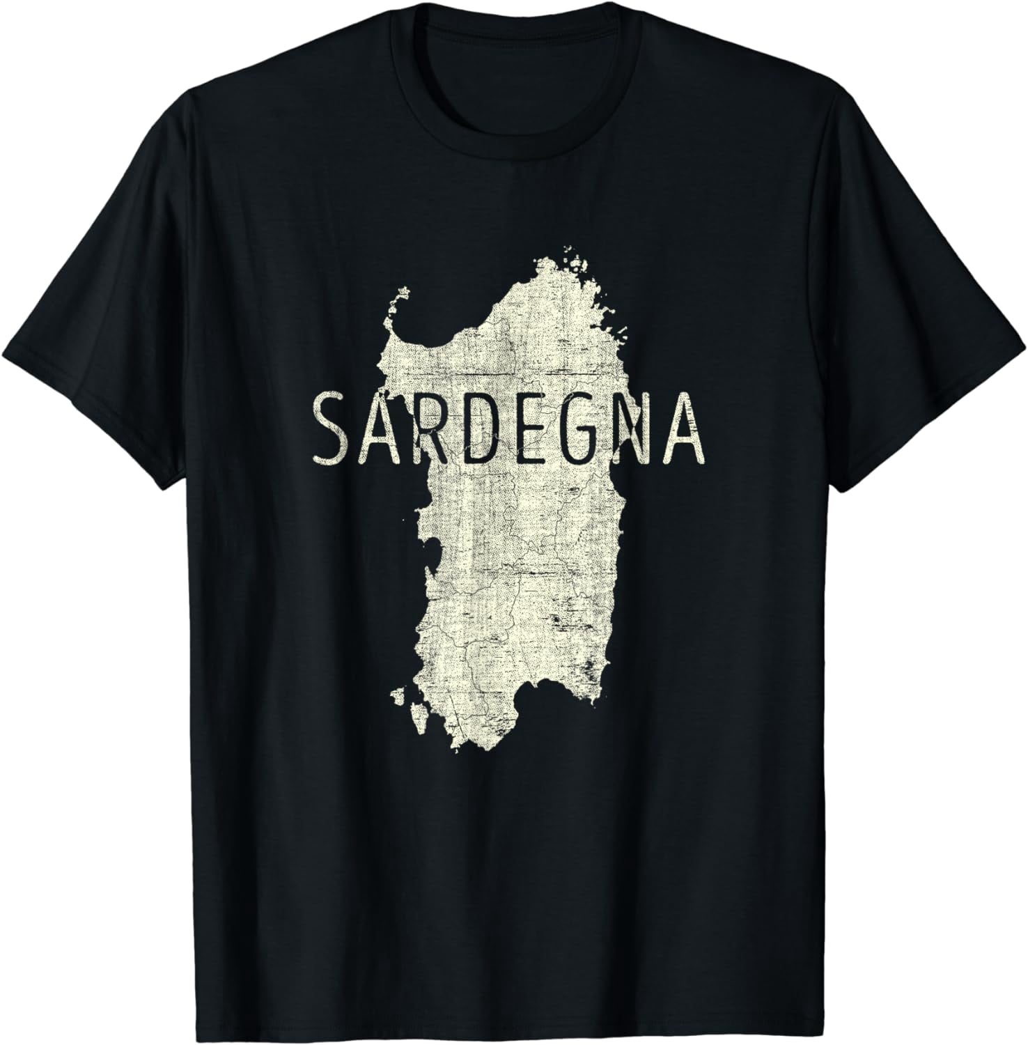 t-shirtSardinian Map Word Art - Sardegna Italy Souvenir T-Shirt mens t ...