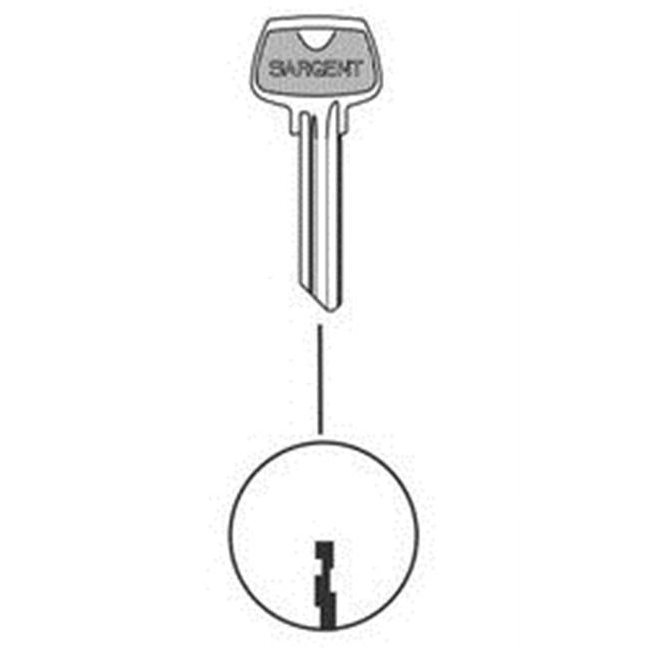 Sargent 6 Pin Key Blank with LA Keyway - Walmart.com