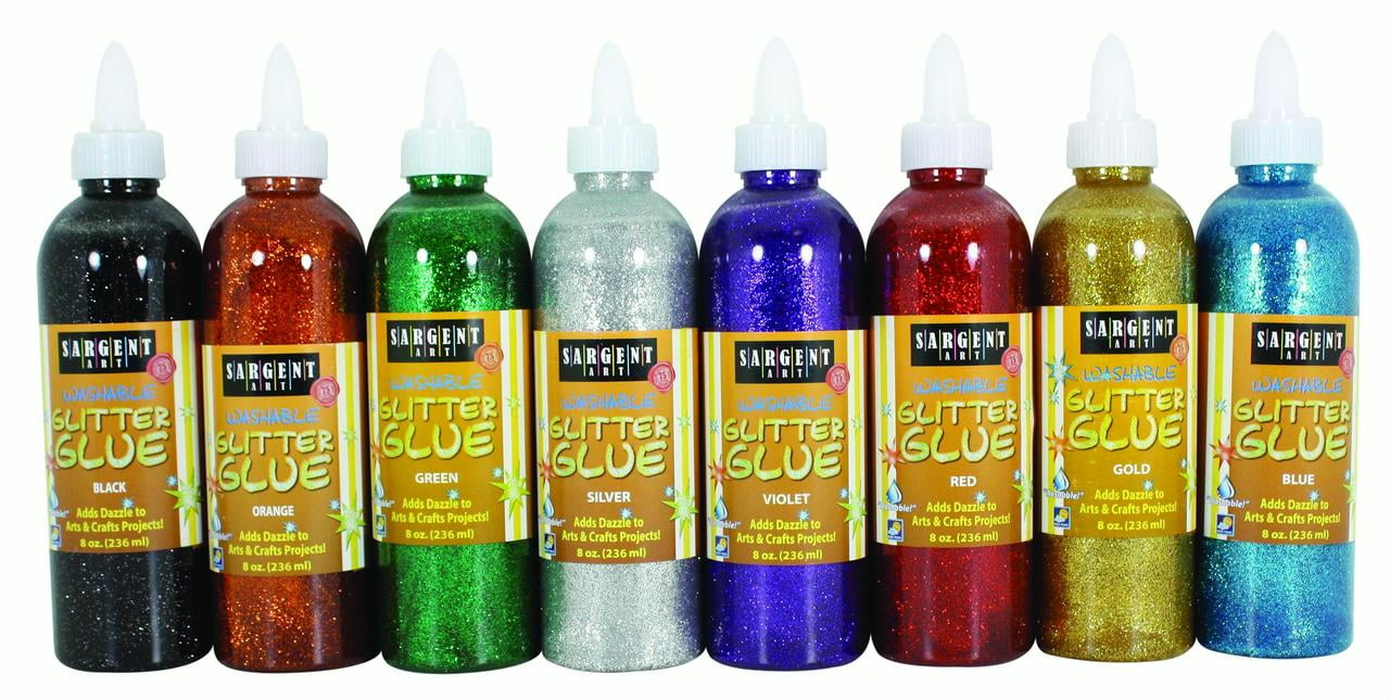 Sargent Art 8-Ounce Glitter Glue Assortment, 8-Count (22-1908 ...