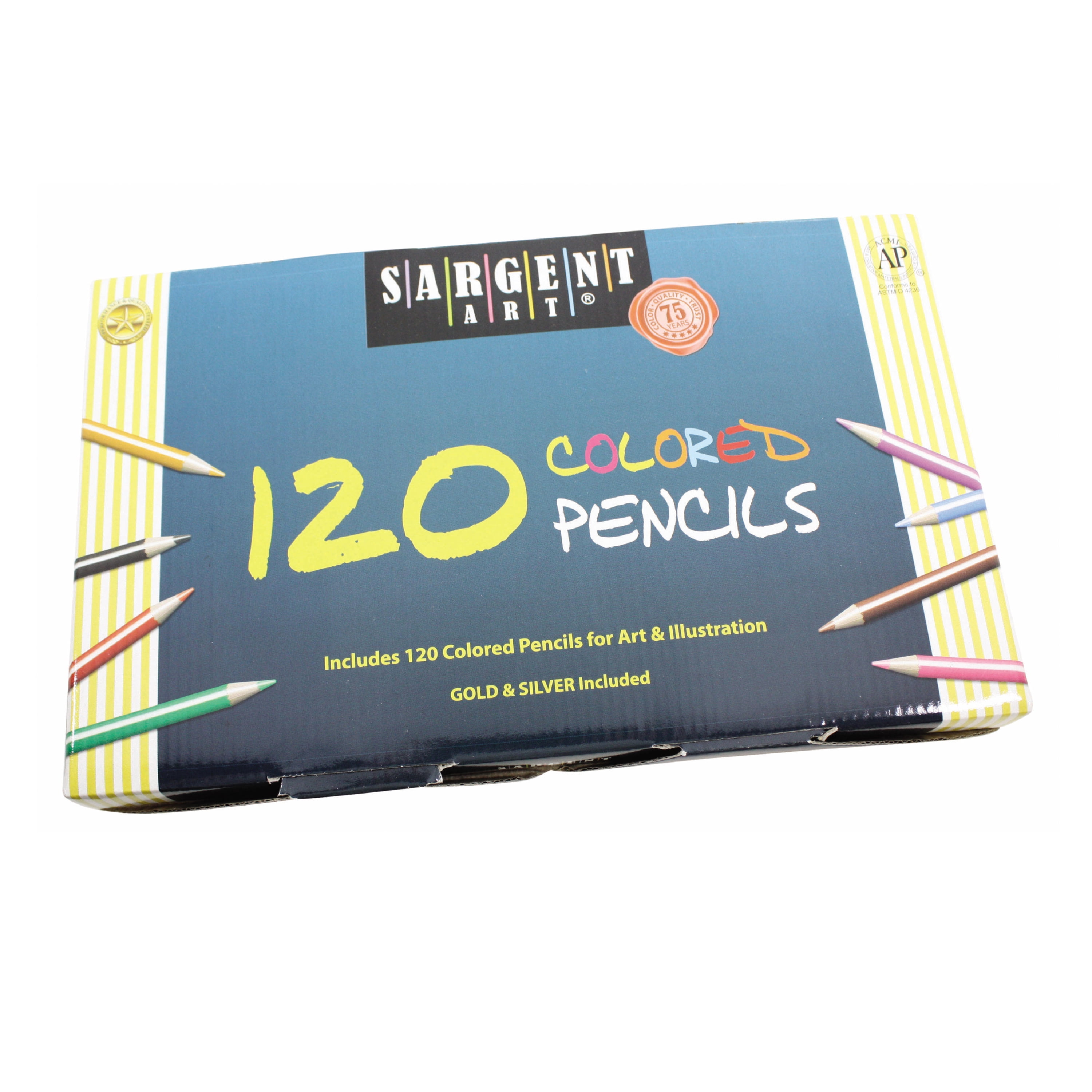 Sargent Art Colored Pencils, 56 Colors, 120 Count - Walmart.com