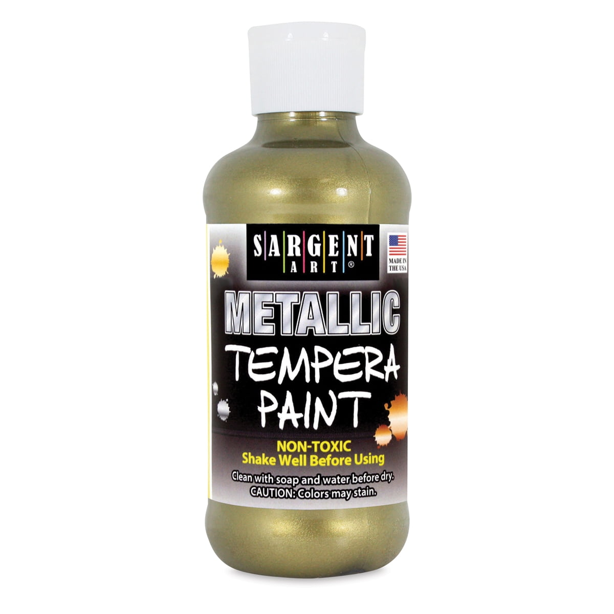Sargent Art Metallic Tempera - 8 oz, Aztec - Walmart.com