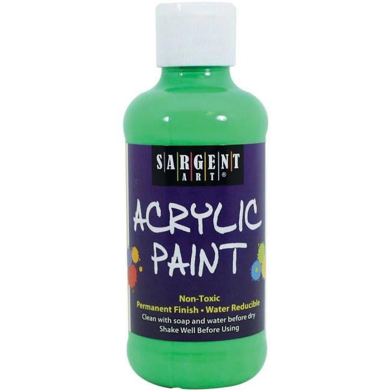 Sargent Art Acrylic Paint - Neon Green, 8 oz - Walmart.com
