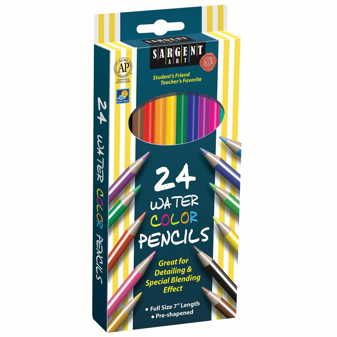 Sargent Art® Watercolor Pencils, 24 per pack, 6 packs - Walmart.com