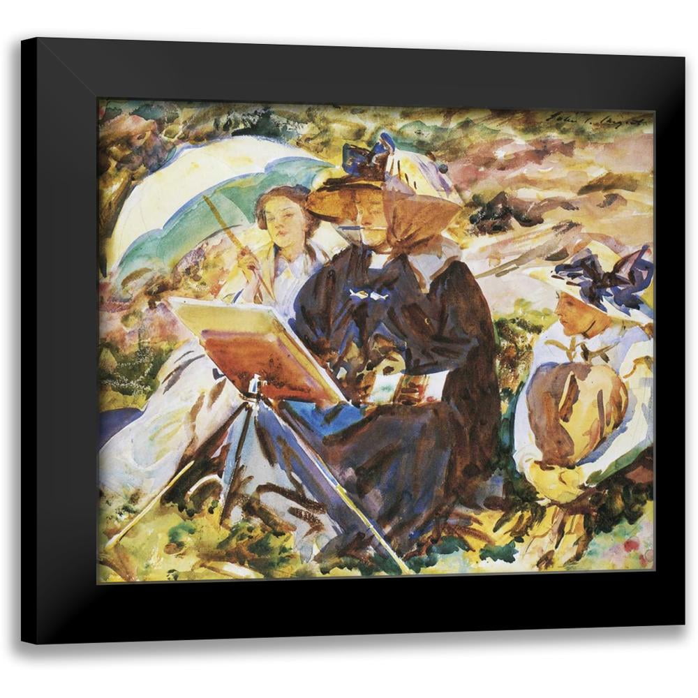 Sargent, John Singer 13x12 Black Modern Framed Museum Art Print Titled ...