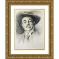 Sargent, John Singer 14x18 Gold Ornate Wood Framed with Double Matting ...