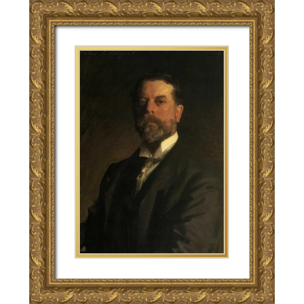 Sargent, John Singer 14x18 Gold Ornate Wood Framed with Double Matting ...