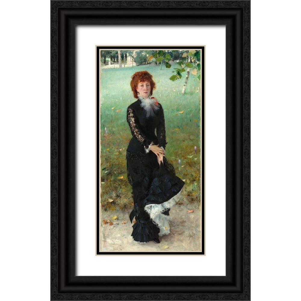 Sargent, John Singer 14x24 Black Ornate Wood Framed with Double Matting ...