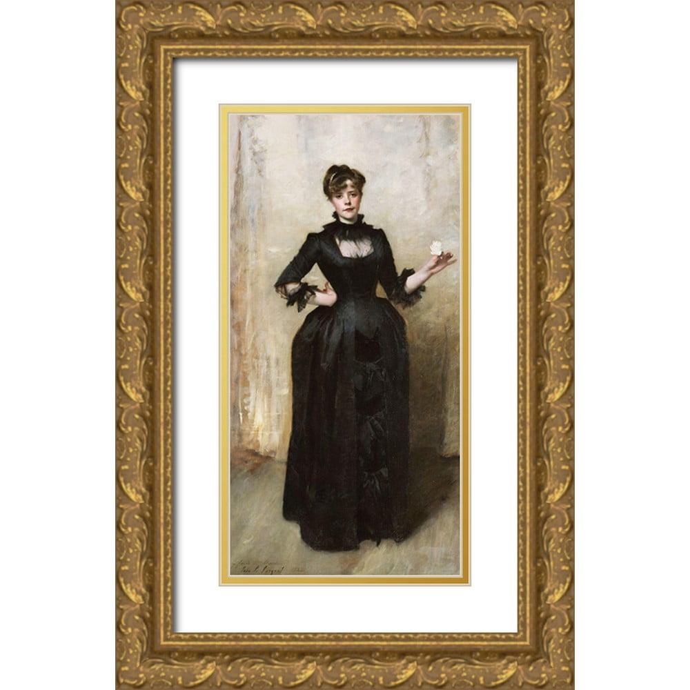 Sargent, John Singer 18x32 Gold Ornate Wood Framed with Double Matting ...