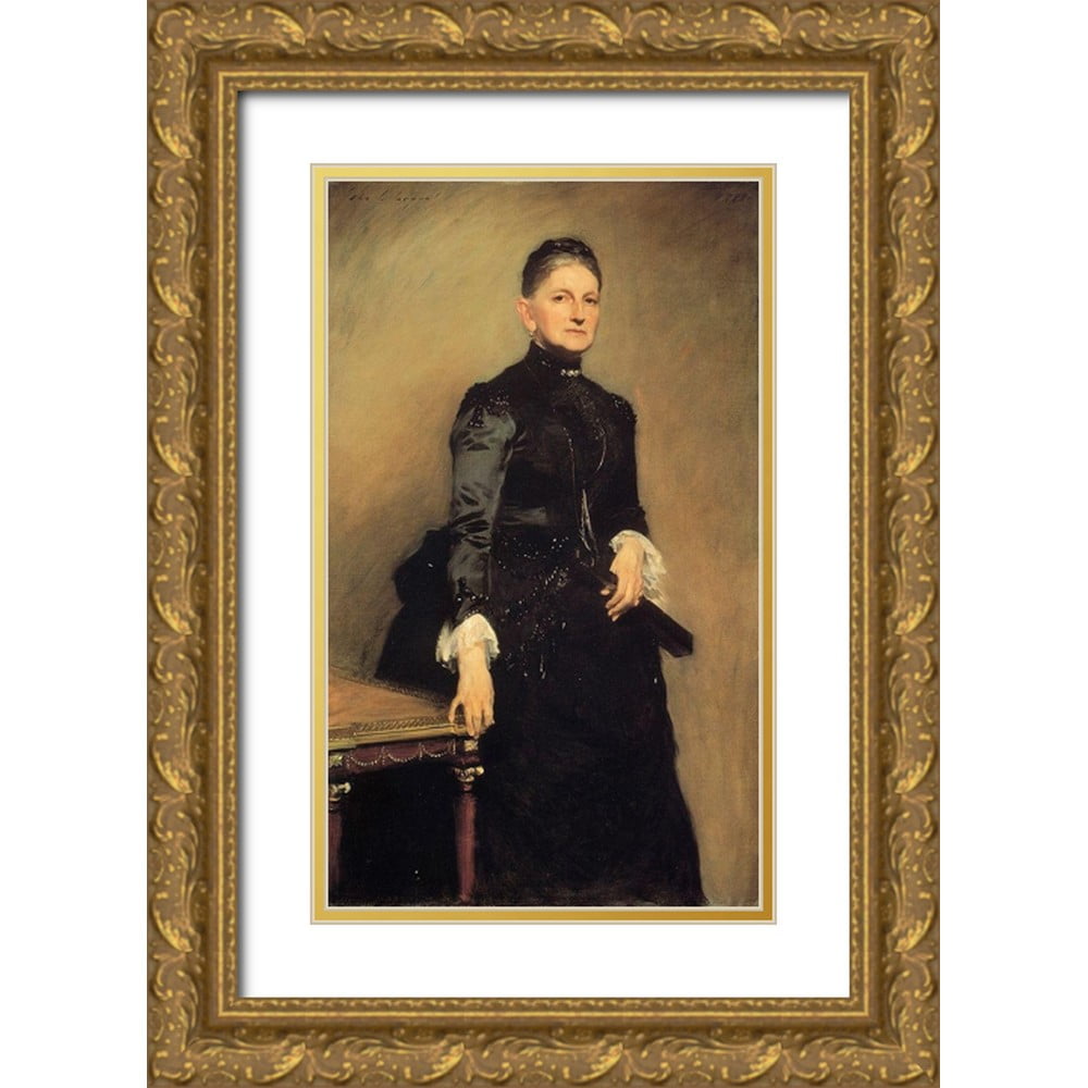 Sargent, John Singer 21x32 Gold Ornate Wood Framed with Double Matting ...