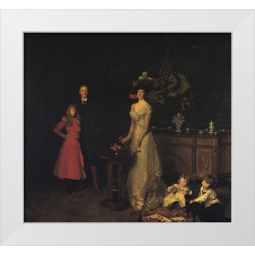 Sargent, John Singer 22x20 White Modern Wood Framed Museum Art Print ...