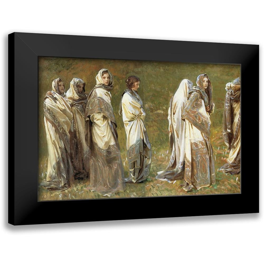 Sargent, John Singer 24x17 Black Modern Framed Museum Art Print Titled ...