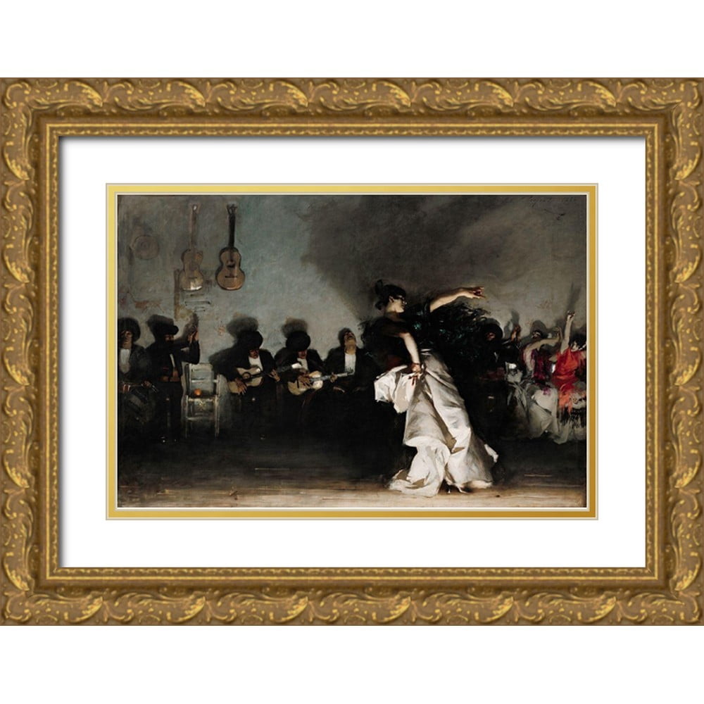 Sargent, John Singer 24x17 Gold Ornate Wood Framed with Double Matting ...