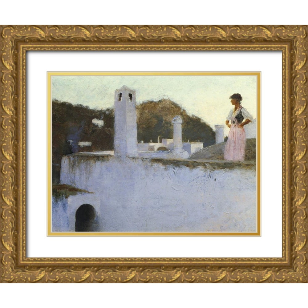 Sargent, John Singer 24x19 Gold Ornate Wood Framed with Double Matting ...