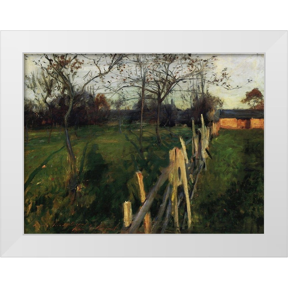 Sargent, John Singer 24x19 White Modern Wood Framed Museum Art Print ...