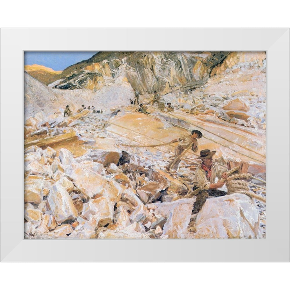 Sargent, John Singer 24x20 White Modern Wood Framed Museum Art Print ...