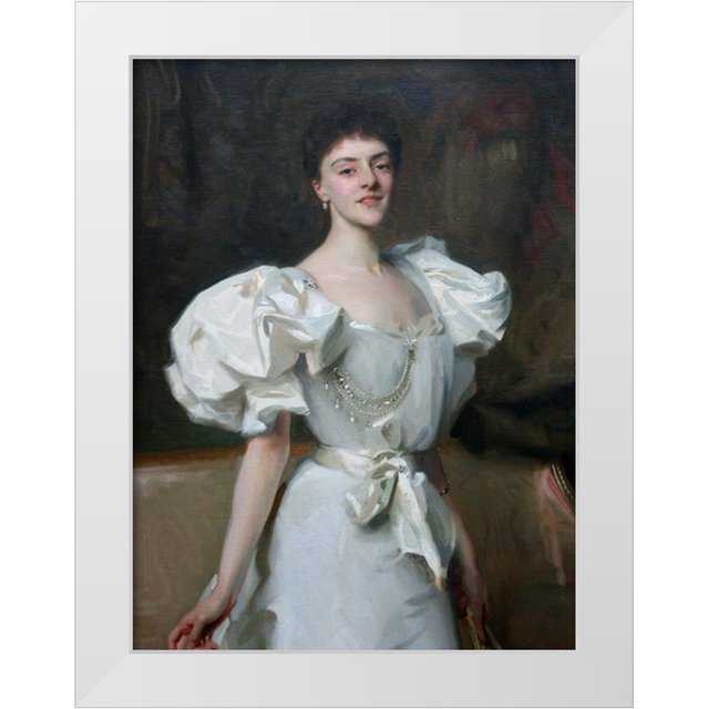 Sargent, John Singer 25x32 White Modern Wood Framed Museum Art Print ...