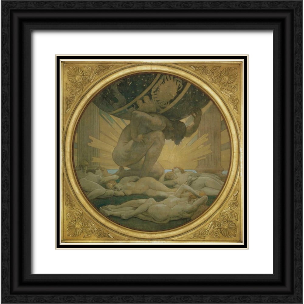 Sargent, John Singer 26x26 Black Ornate Wood Framed with Double Matting ...