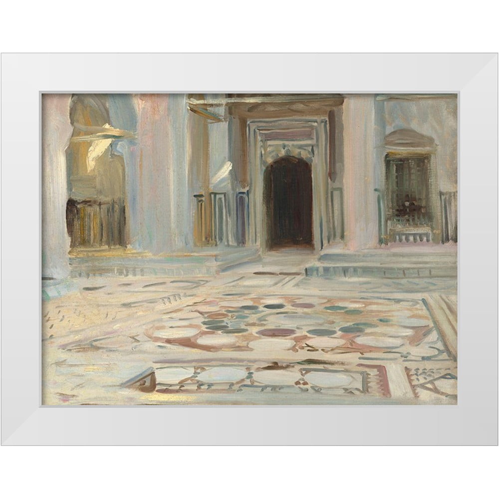 Sargent, John Singer 32x25 White Modern Wood Framed Museum Art Print ...