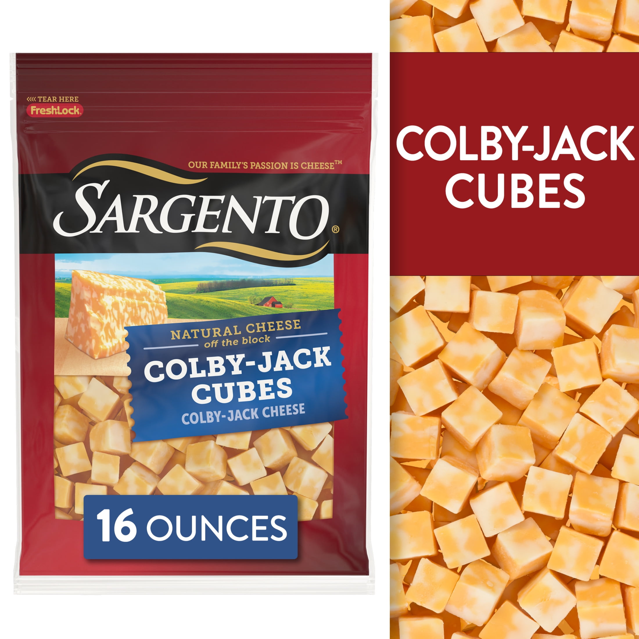 Sargento® Colby-Jack Natural Cheese Cubes, 16 oz. - Walmart.com