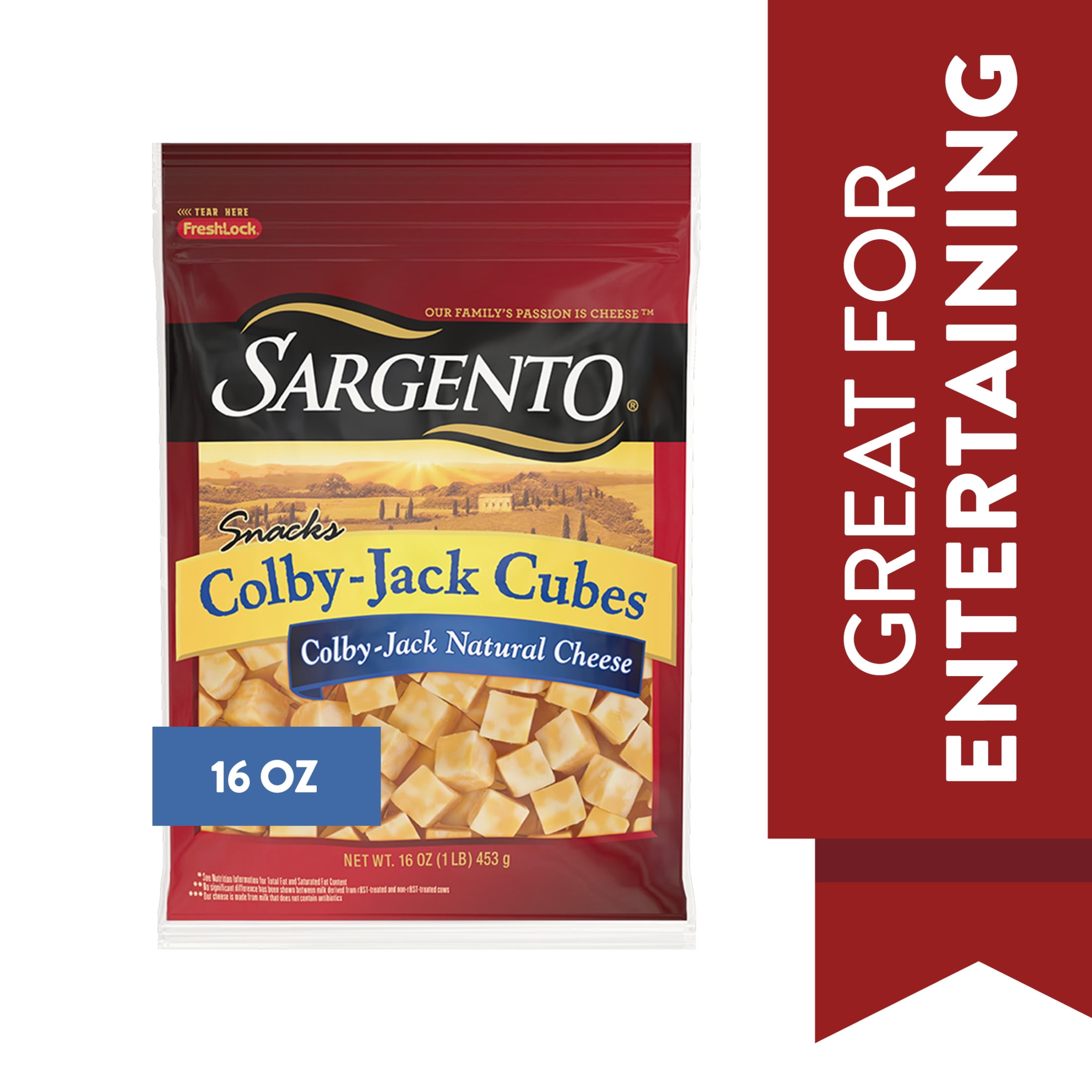 Sargento® Colby-Jack Natural Cheese Cubes, 16 oz. - Walmart.com