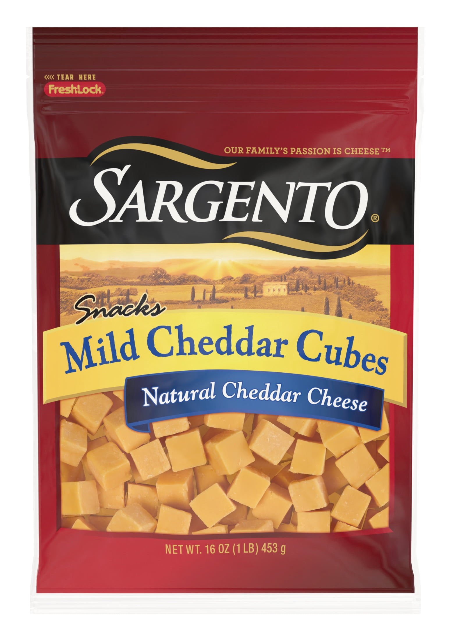 Sargento® Mild Natural Cheddar Cheese Cubes, 16 oz. - Walmart.com
