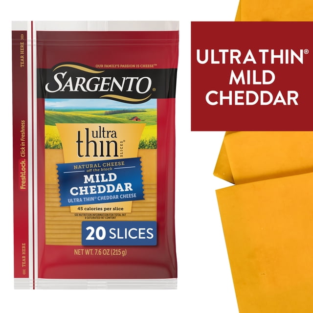 Mild Cheddar Slices | Cheese dips for vent management - Walmart ...