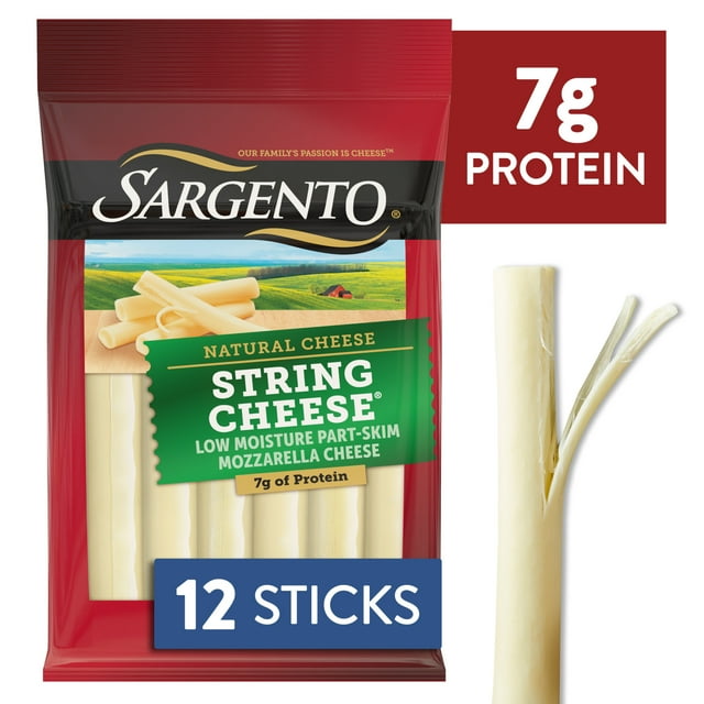 Sargento® Natural String Cheese Snacks, 12-Count - Walmart.com