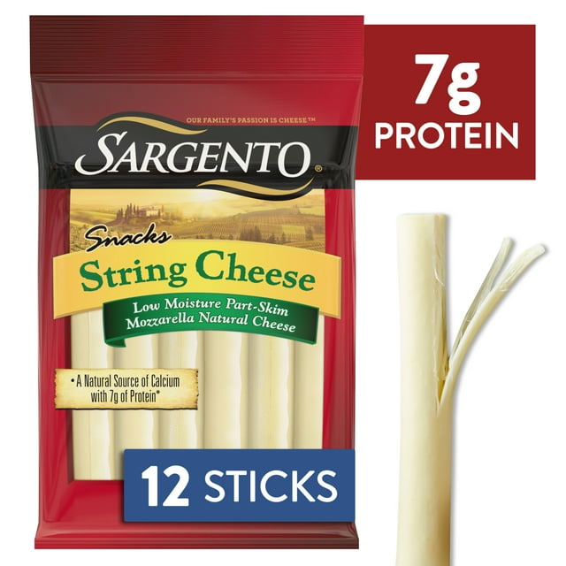 Sargento® Natural String Cheese Snacks, 12-Count - Walmart.com