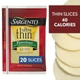 Sargento® Provolone Natural Cheese with Natural Smoke Flavor Ultra Thin ...