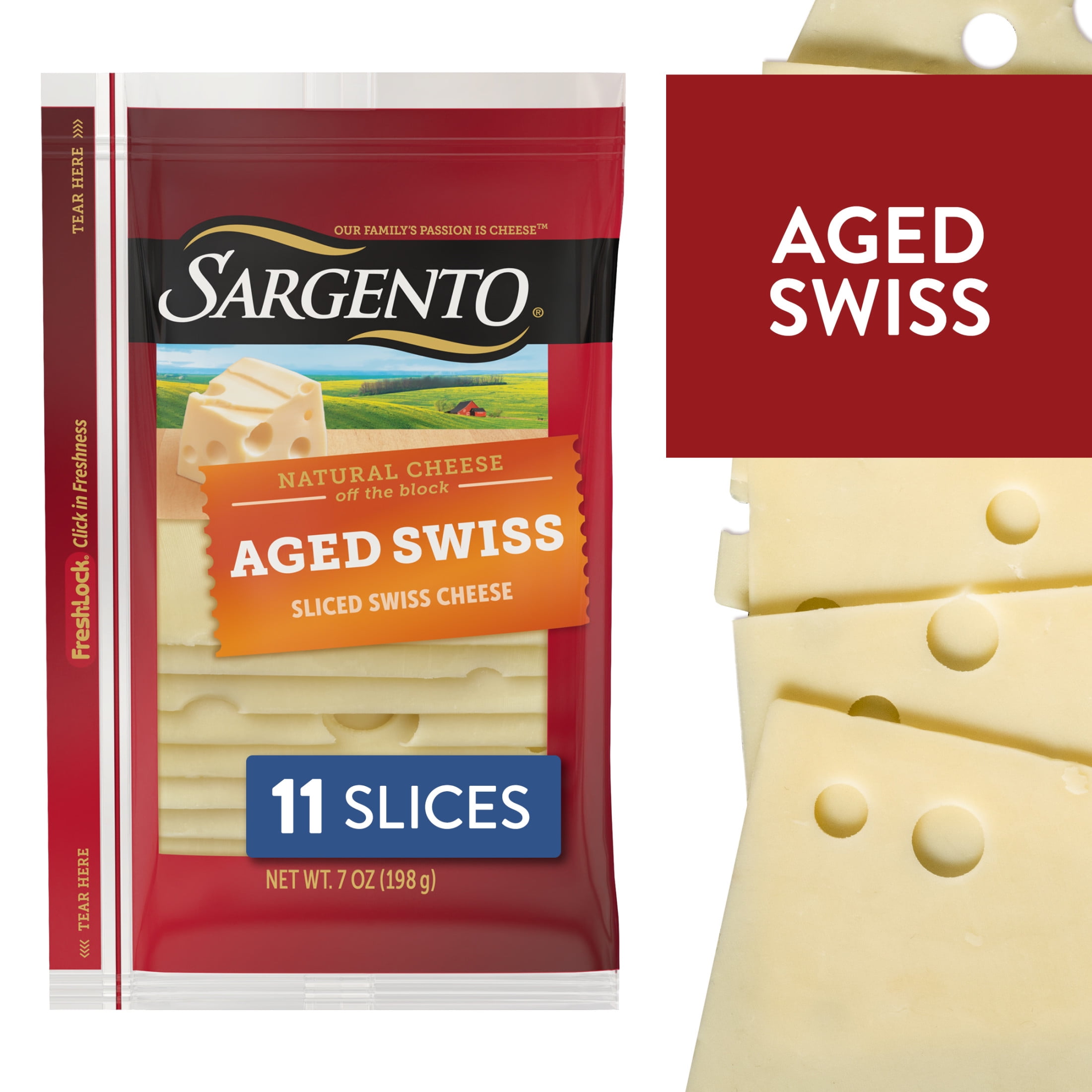 Swiss Cheese Slices | Cheese testing for home services - Walmart ...