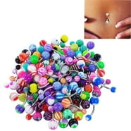 OUFER Claw Belly Button Rings 14G Surgical Steel Navel Piercing Jewelry ...